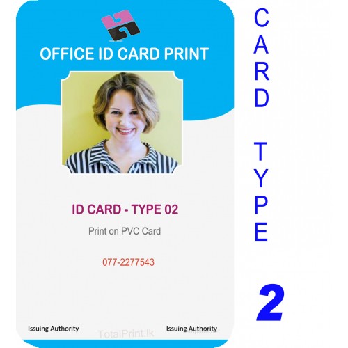 Office ID Print on PVC card Type2